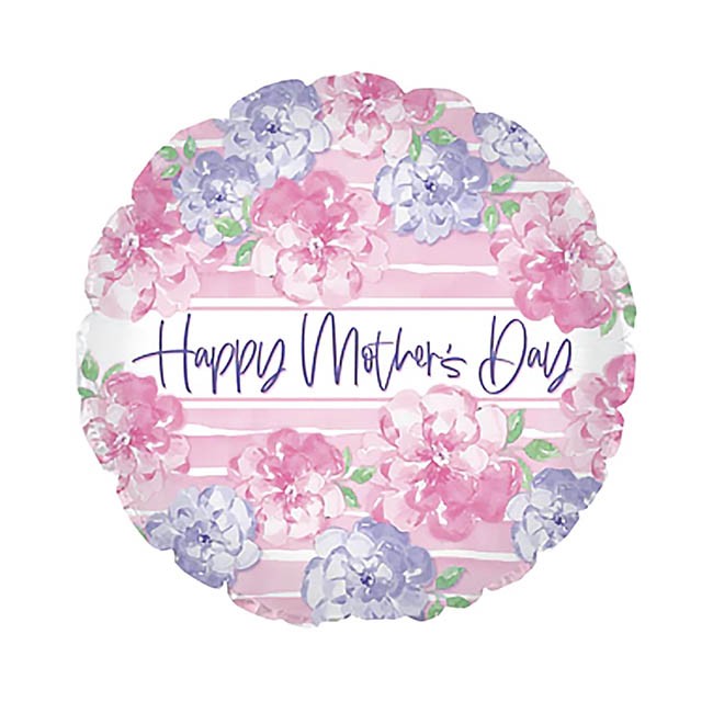 Happy Mothers Day Helium Balloon Inflated